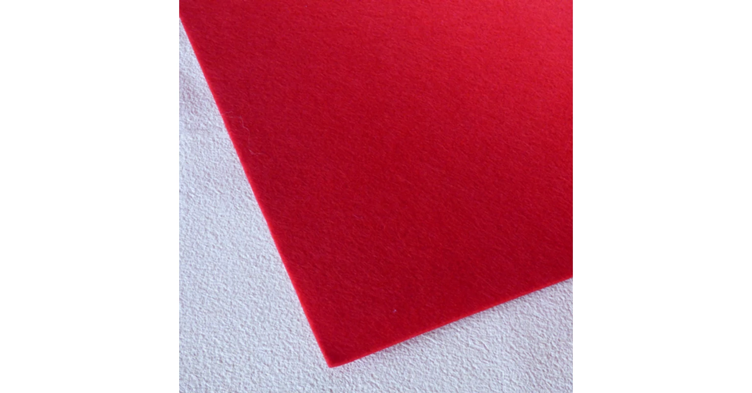 Filc anyag (dekorfilc) 40*50cm/2mm - PIROS - Filcanyag